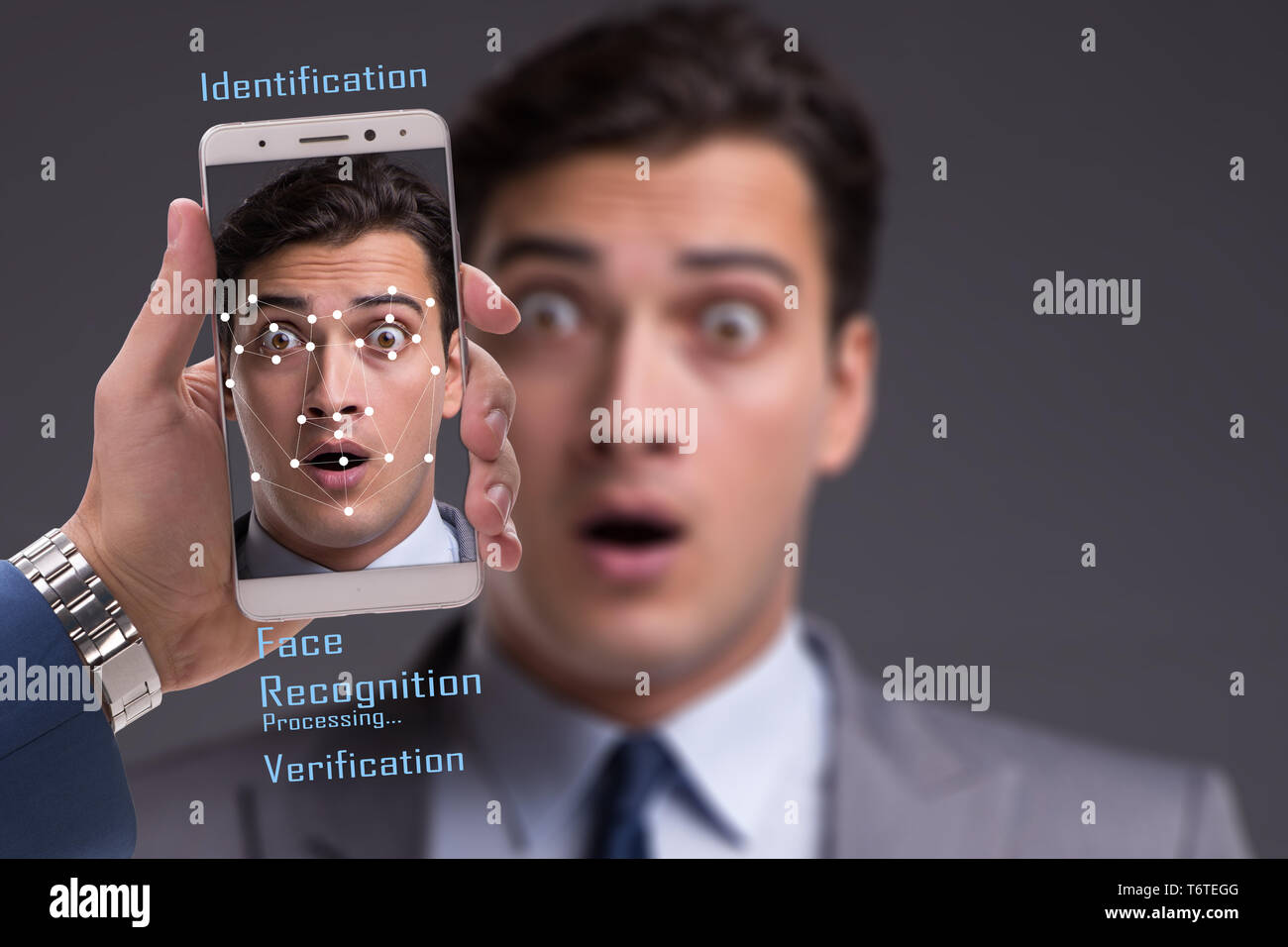 Concept of face recognition software and hardware Stock Photo - Alamy