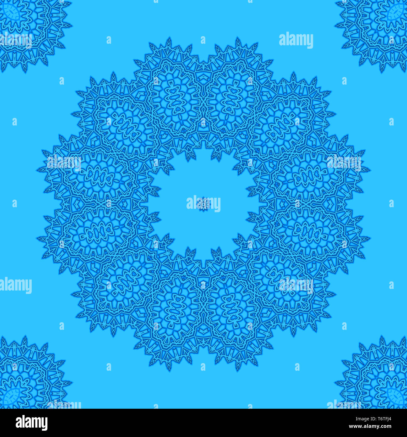 Blue background with abstract pattern Stock Photo - Alamy