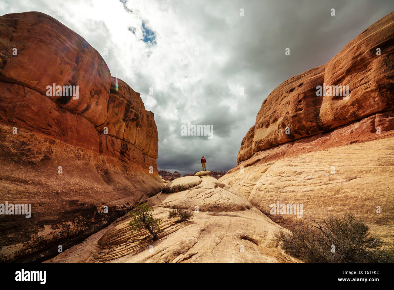 Hike in Utah Stock Photo - Alamy