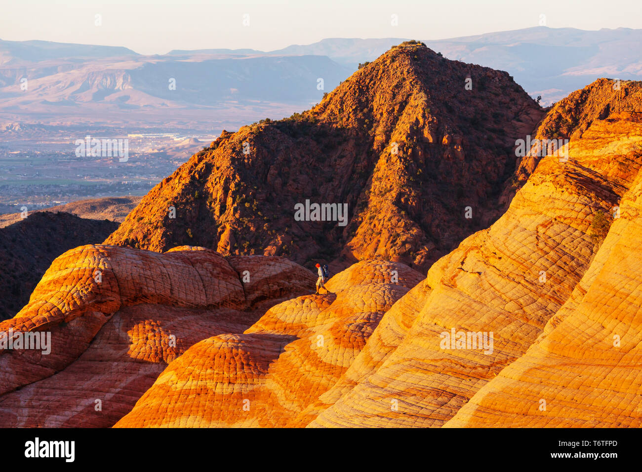 Hike in Utah Stock Photo - Alamy