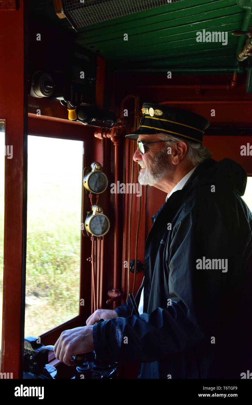 Drivers cab of an EMU from 1914 Stock Photo - Alamy