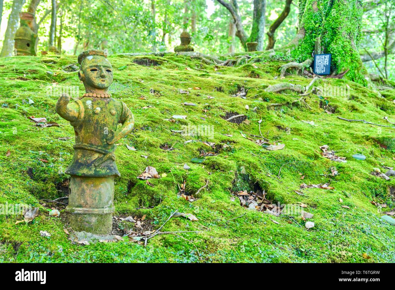 Terracotta Clay Figures of Haniwa at Haniwa Garden in Miyazaki, Japan ...