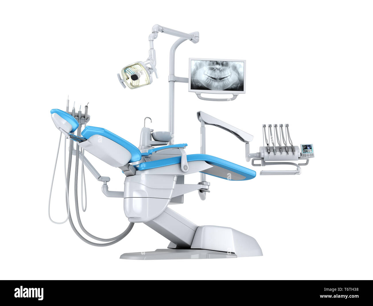 3D rendering modern dental chair Stock Photo - Alamy