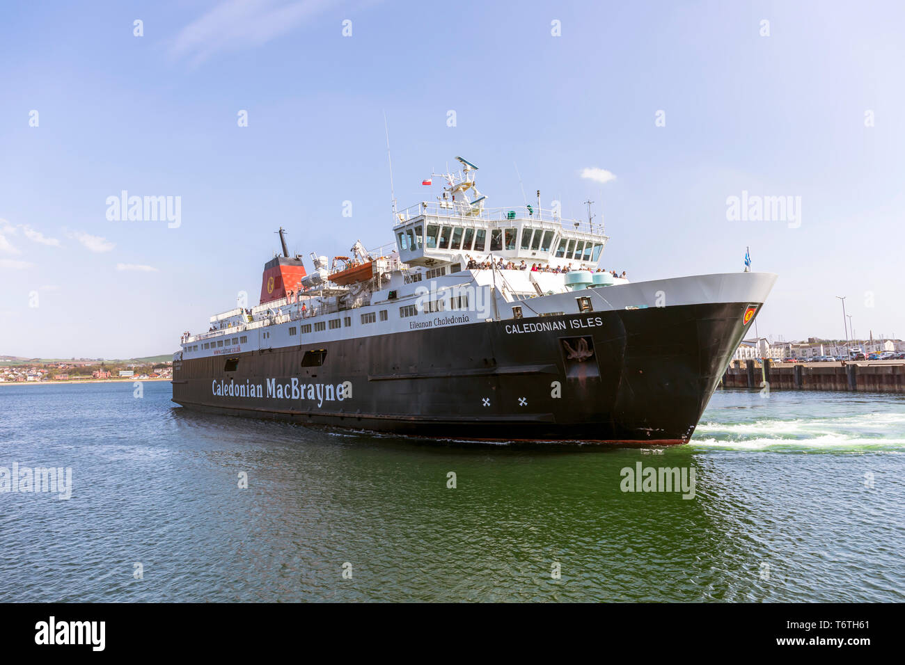 Caledonian MacBrayne car ferry "Caledonian Isles" sailing out of ...