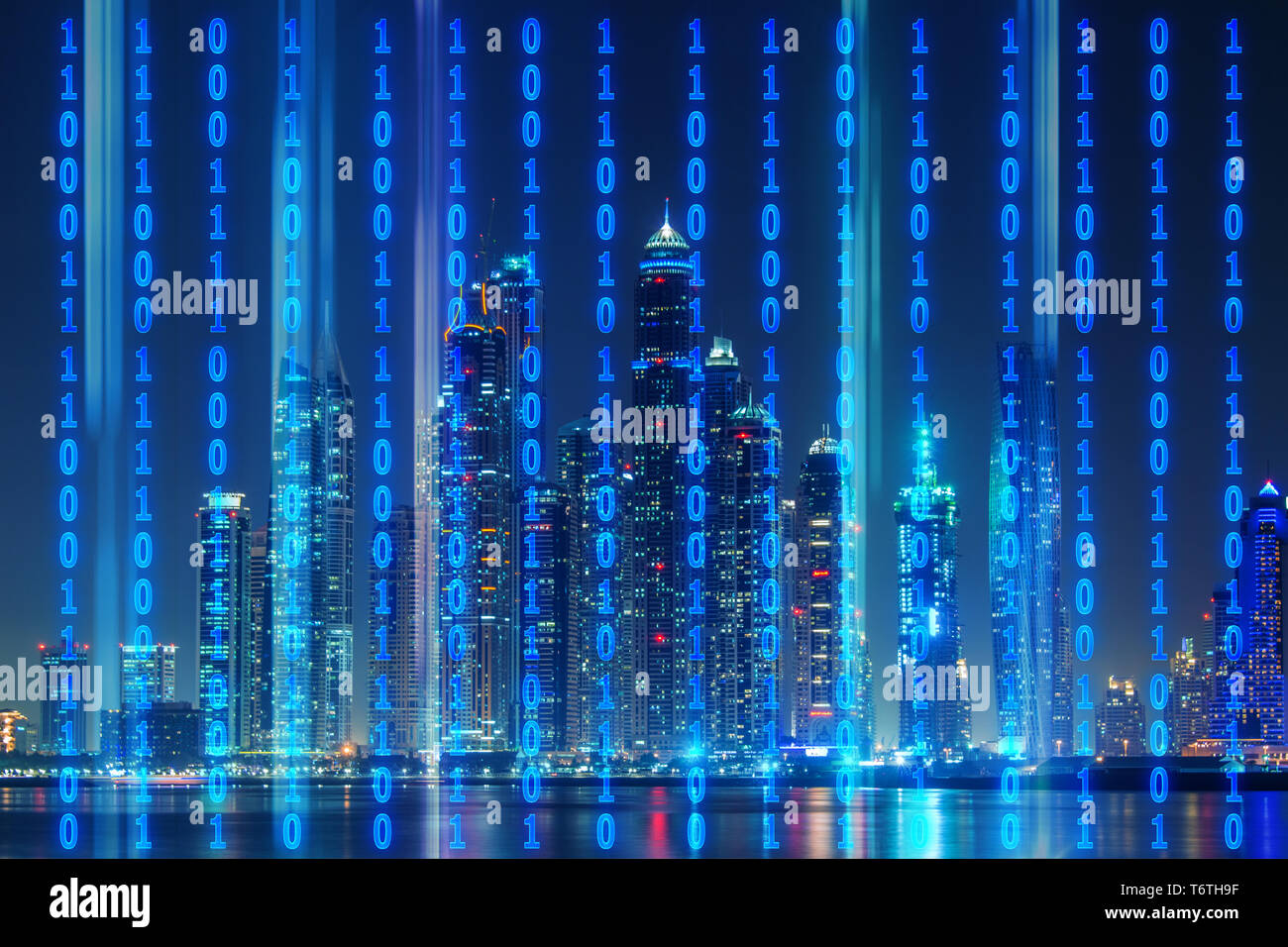 Concept of modern digital city and innovation Stock Photo - Alamy