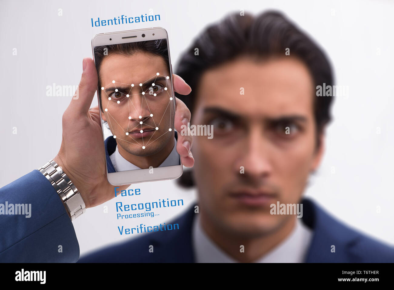 Concept of face recognition software and hardware Stock Photo - Alamy