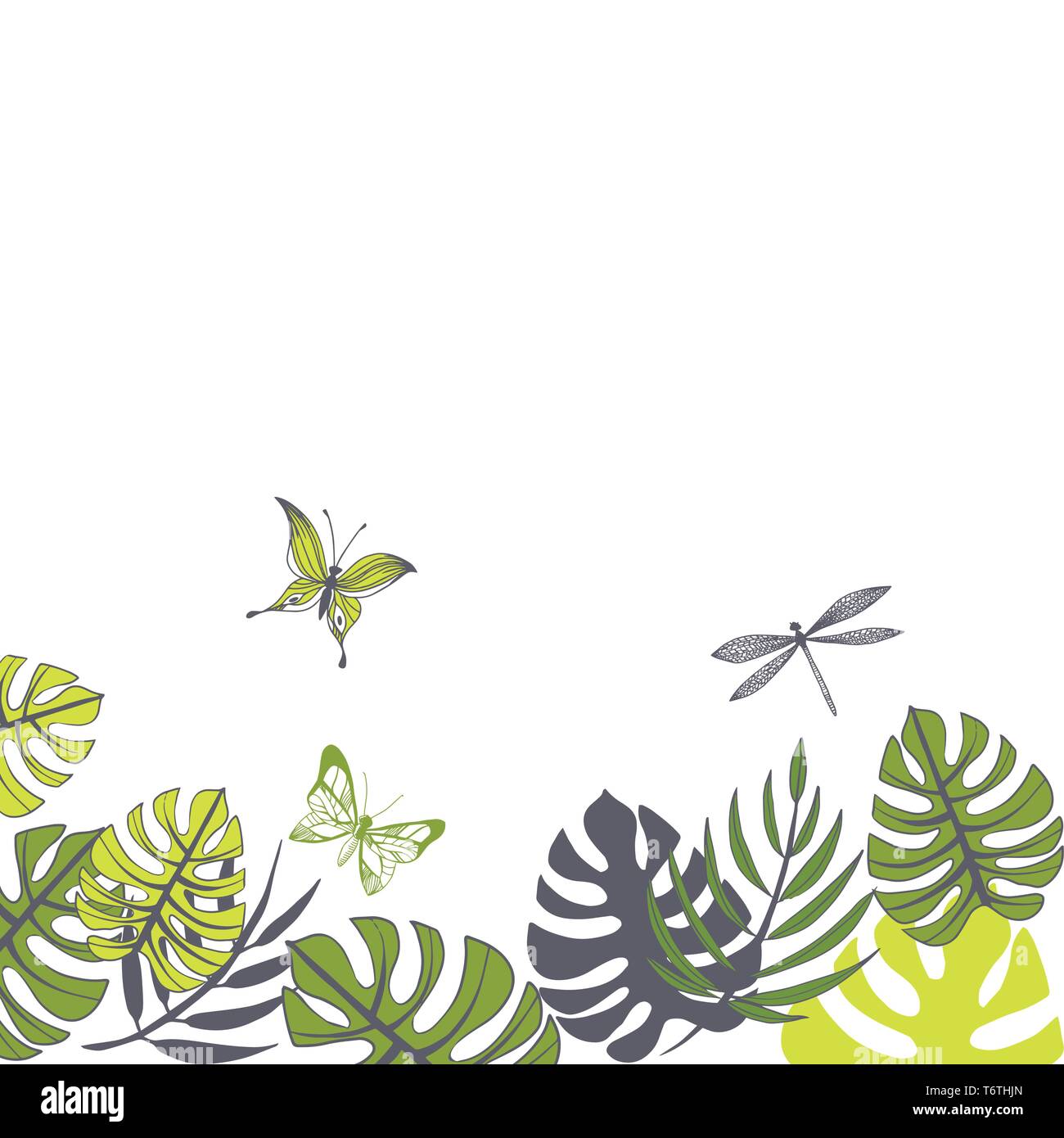 Sweet summer illustration doodles full vector background Stock Vector ...