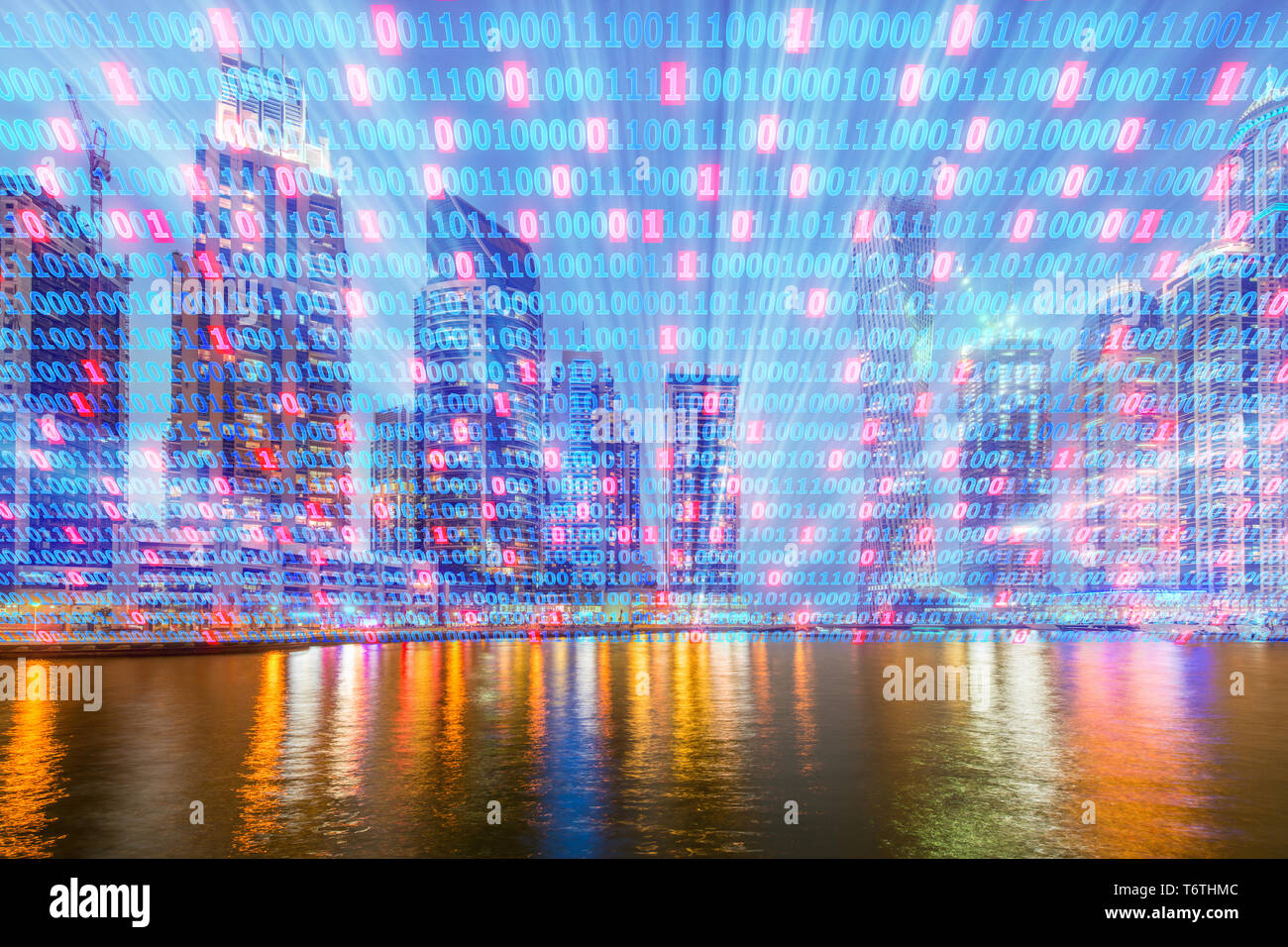Concept of modern digital city and innovation Stock Photo - Alamy