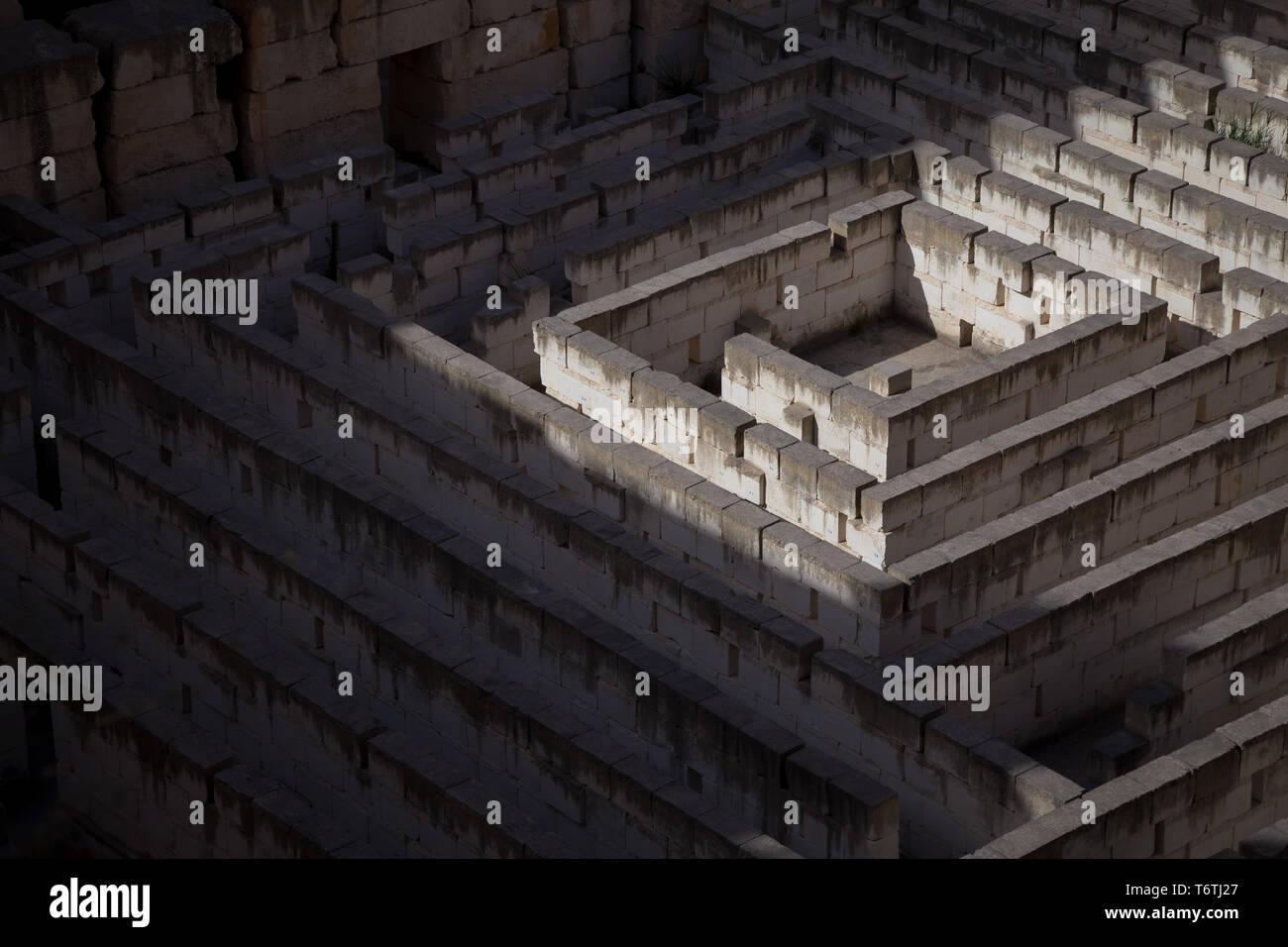 Dark Labyrinth Metaphor Stock Photo - Alamy