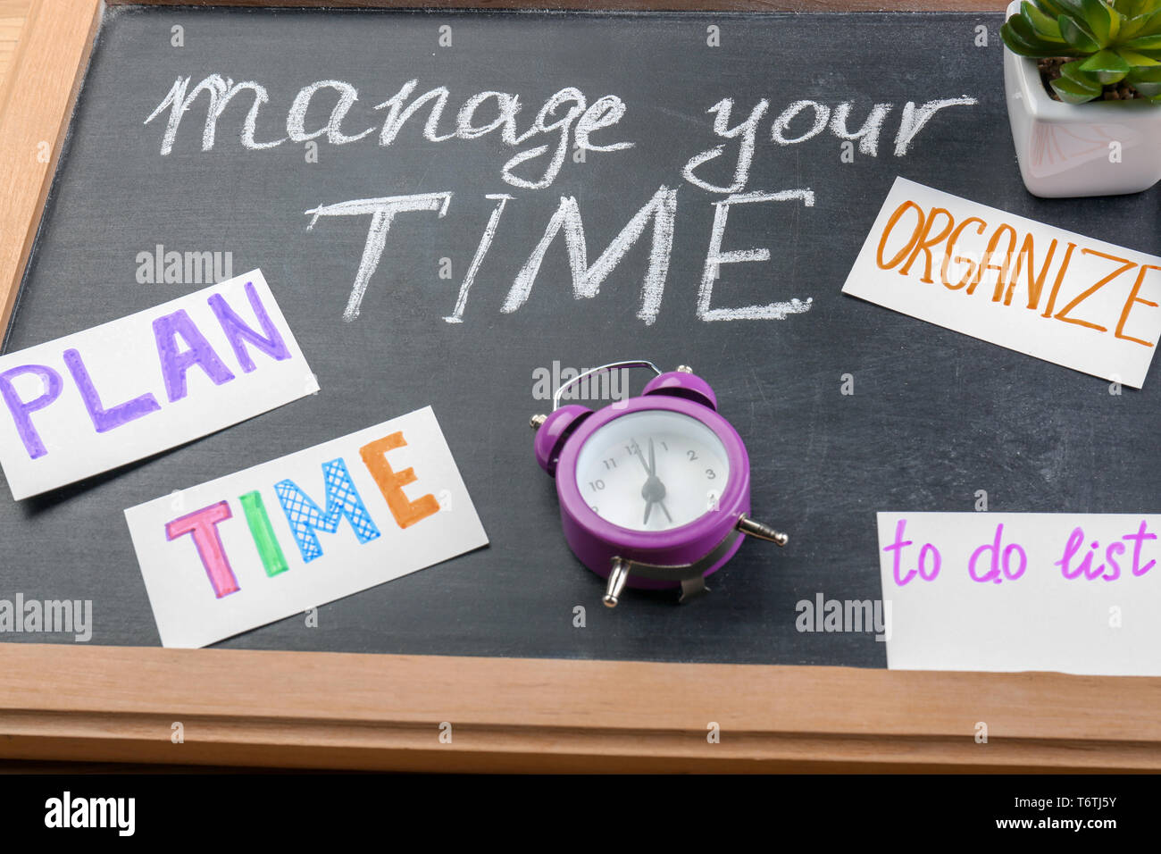 Manage your time hi-res stock photography and images - Alamy