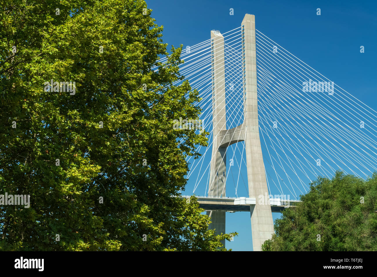Architectural Details Of 25 de Abril Bridge (25th April Bridge) In ...