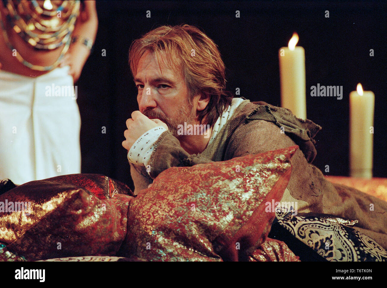 London, UK. LIBRARY. Alan Rickman as Mark Antony in a National Theatre ...