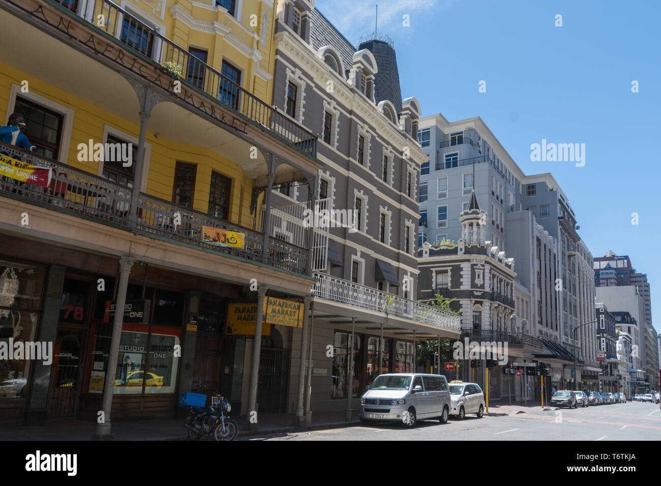 Old buildings, Long Street, Cape Town, South Africa Stock Photo - Alamy
