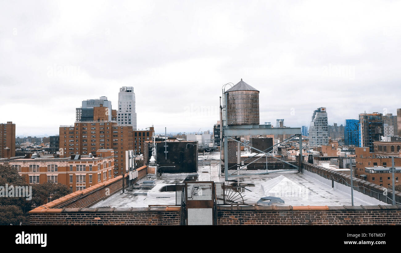 New York Roof Top Stock Photo - Alamy