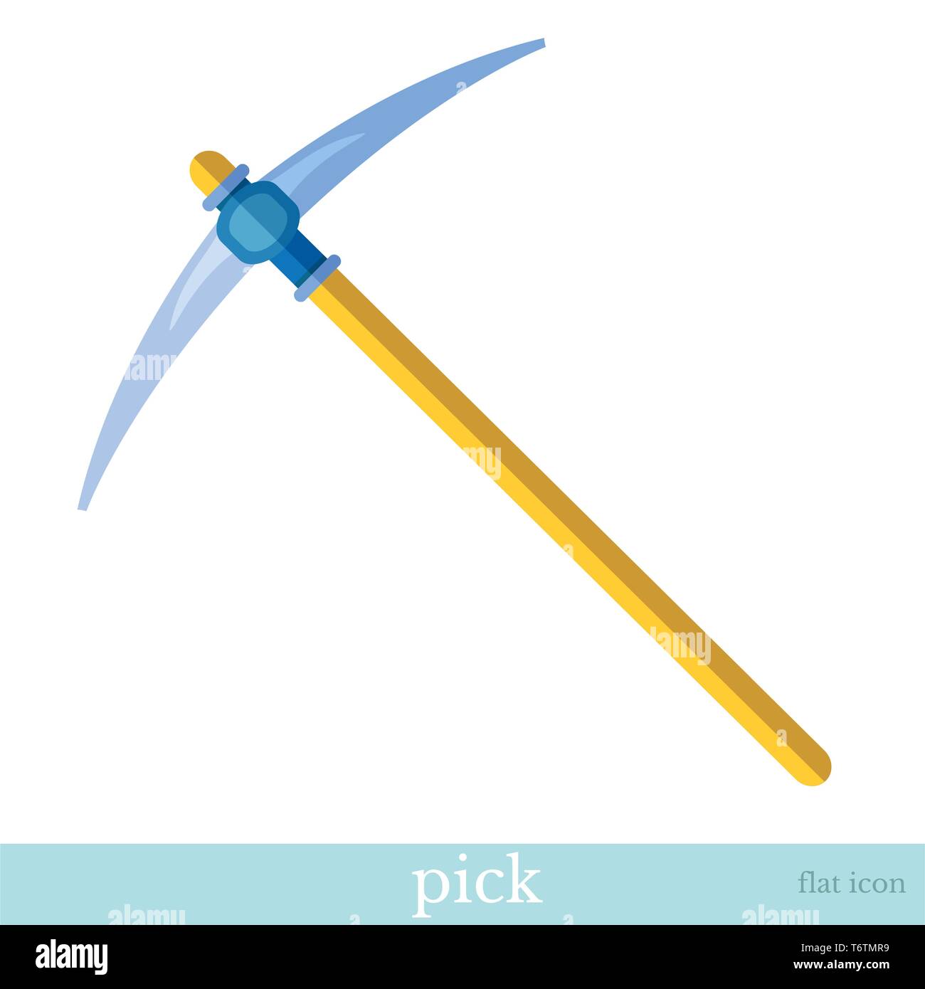 flat icon pick tool object on white Stock Vector Image & Art - Alamy