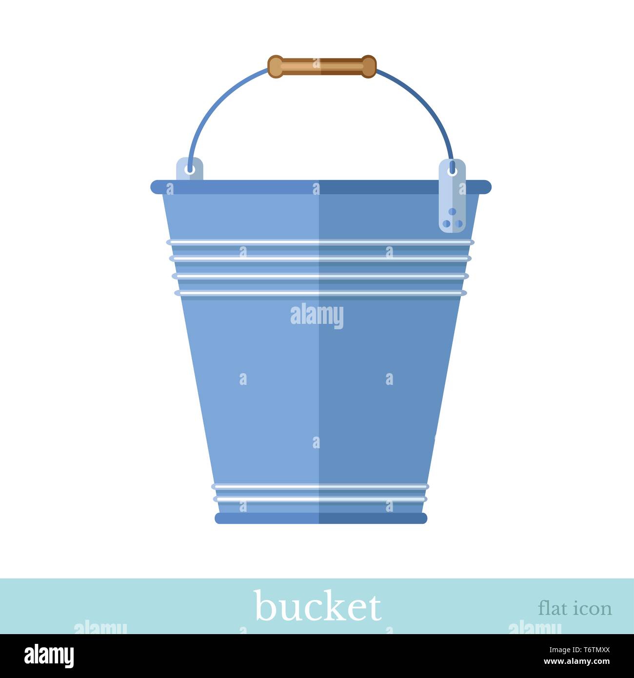 Empty pail Stock Vector Images - Alamy
