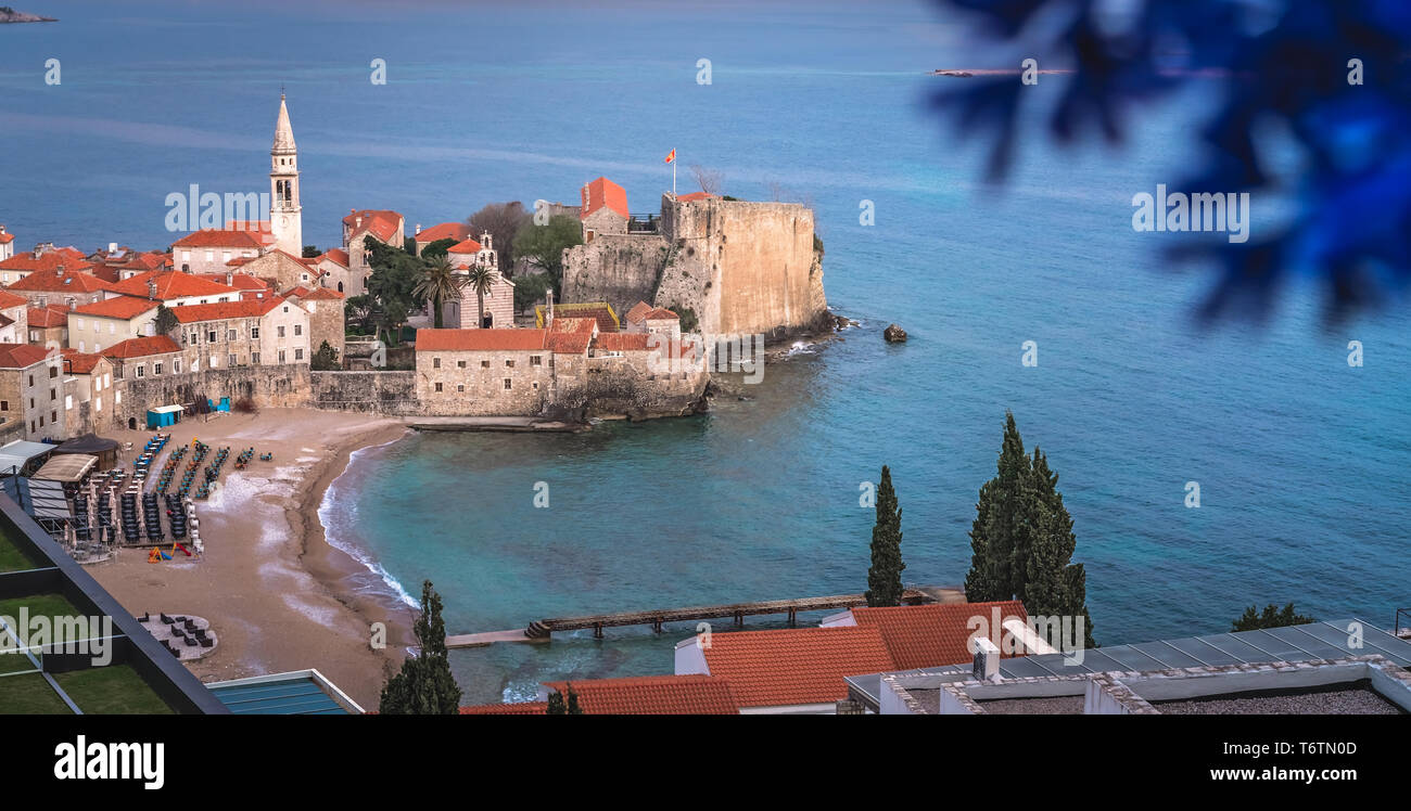 Budva town in summer Stock Photo - Alamy