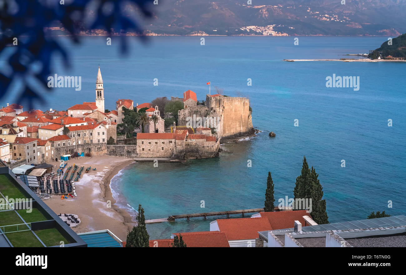 Budva town in summer Stock Photo - Alamy