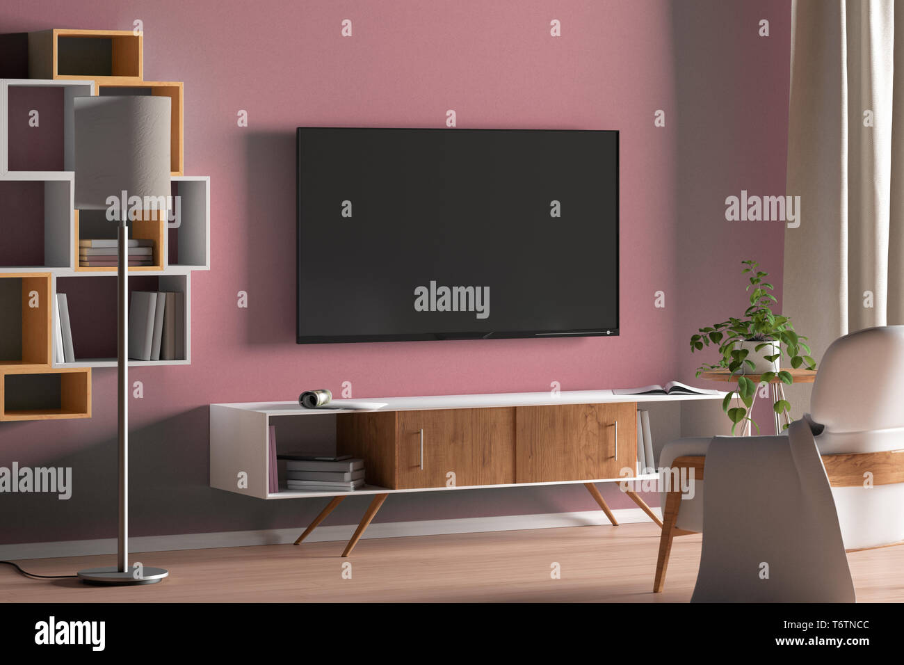 Tv screen red curtain hi-res stock photography and images - Alamy