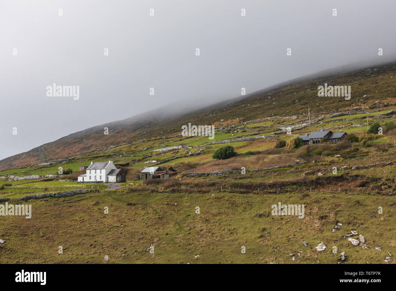 Irish countryside in County Kerry Stock Photo - Alamy