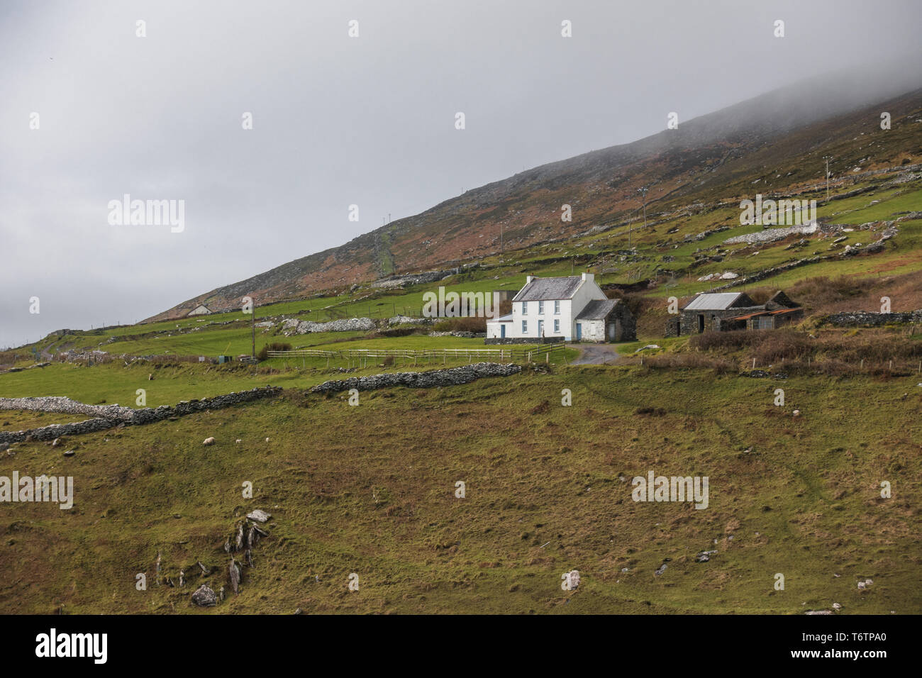 Irish countryside in County Kerry Stock Photo - Alamy