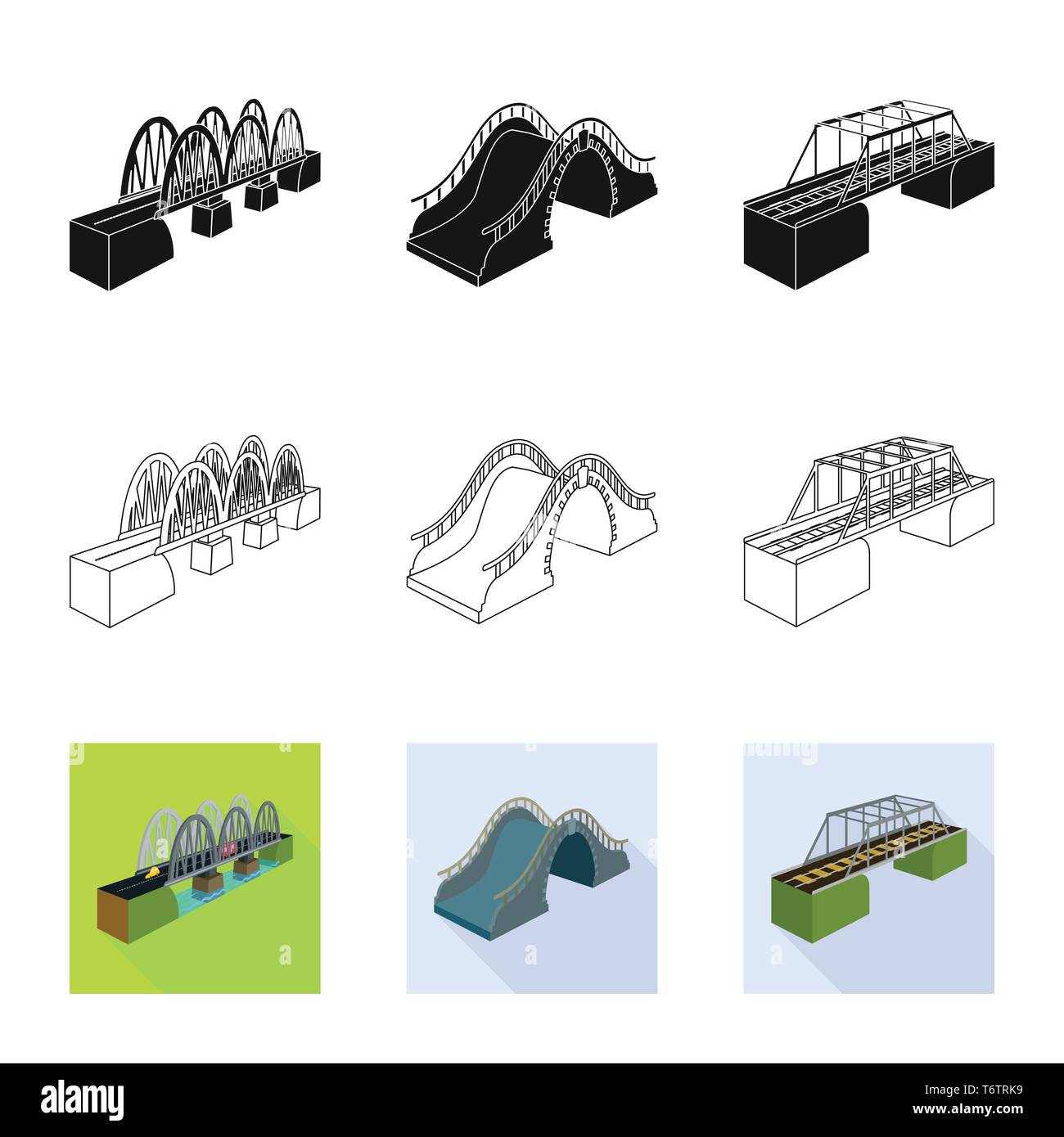 bridge,railway,pedestrian,sea,train,assembled,Coast,concrete,columns ...