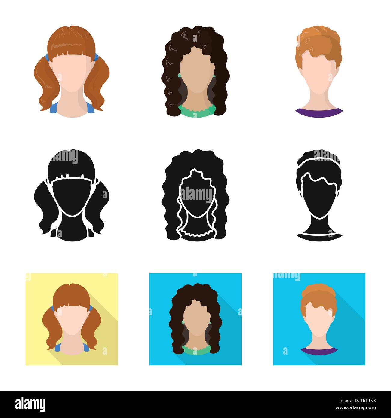 Vector illustration of professional and photo symbol. Set of ...