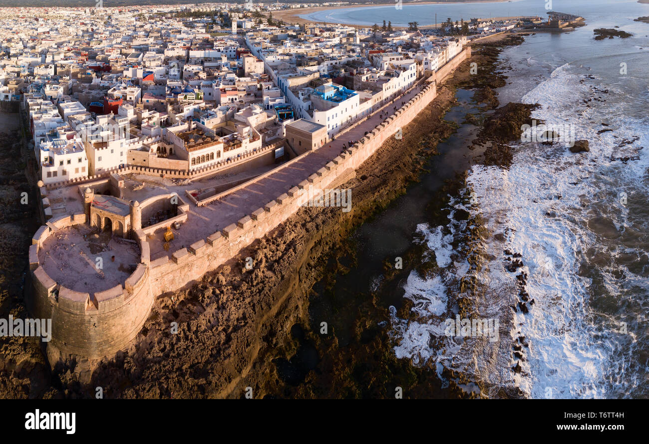 Aerial panorama of Essaouira city Stock Photo - Alamy