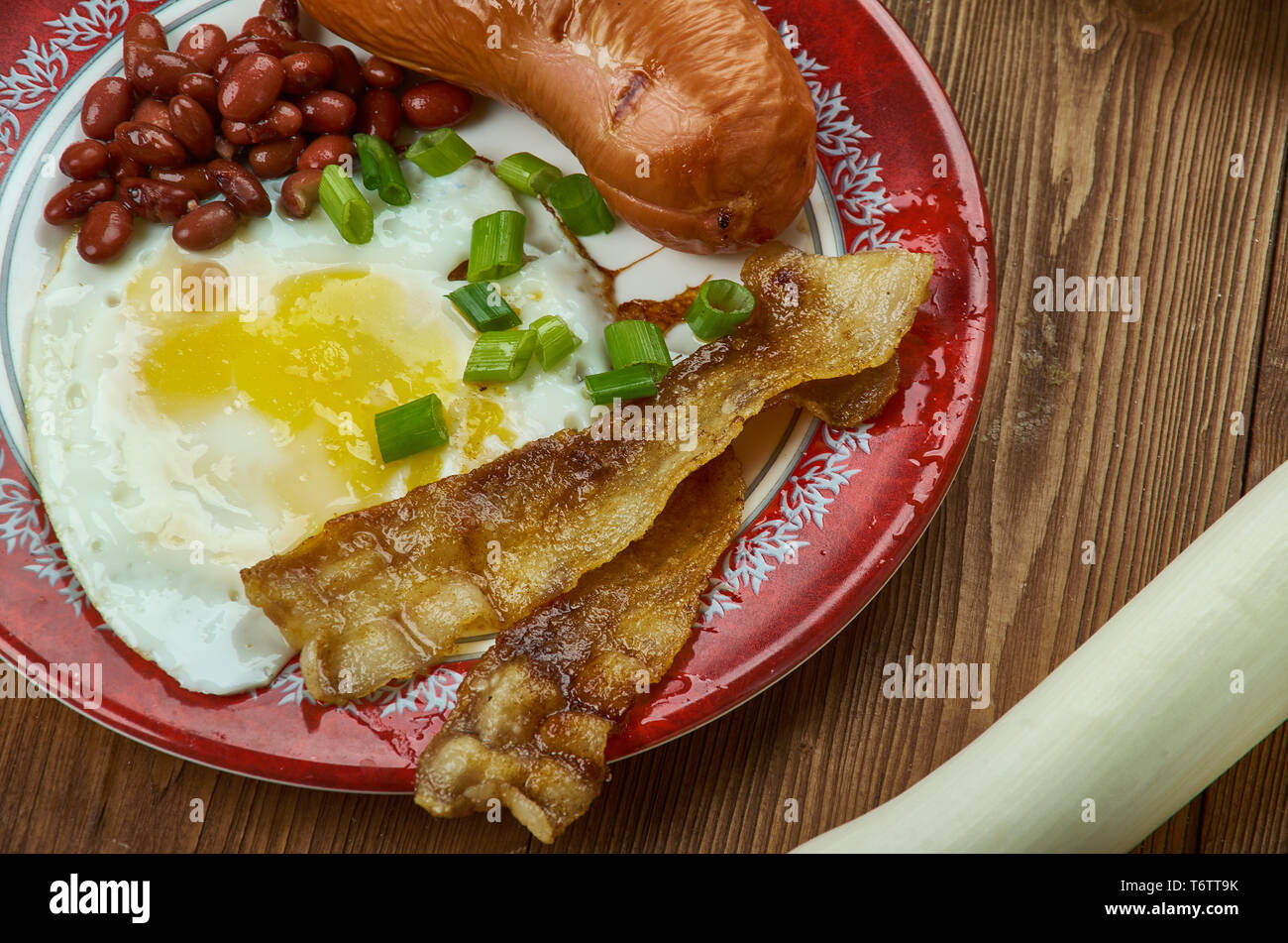 English Full breakfast Stock Photo - Alamy