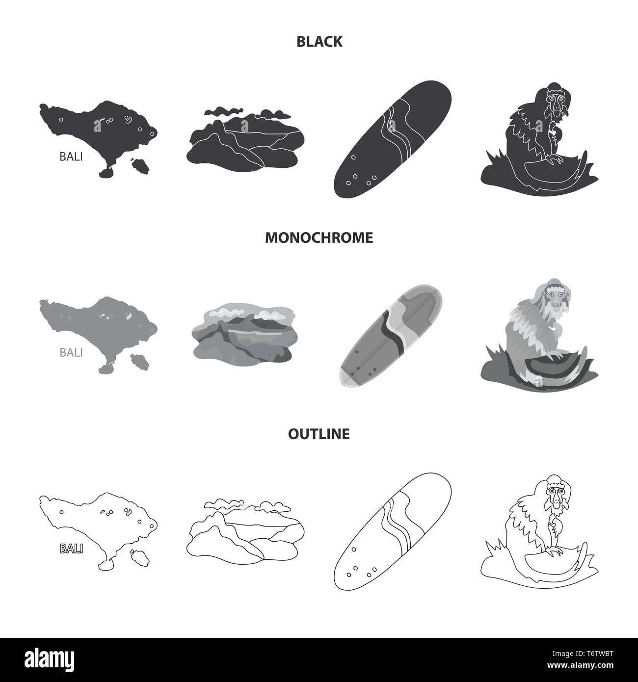 Ape map Stock Vector Images - Alamy