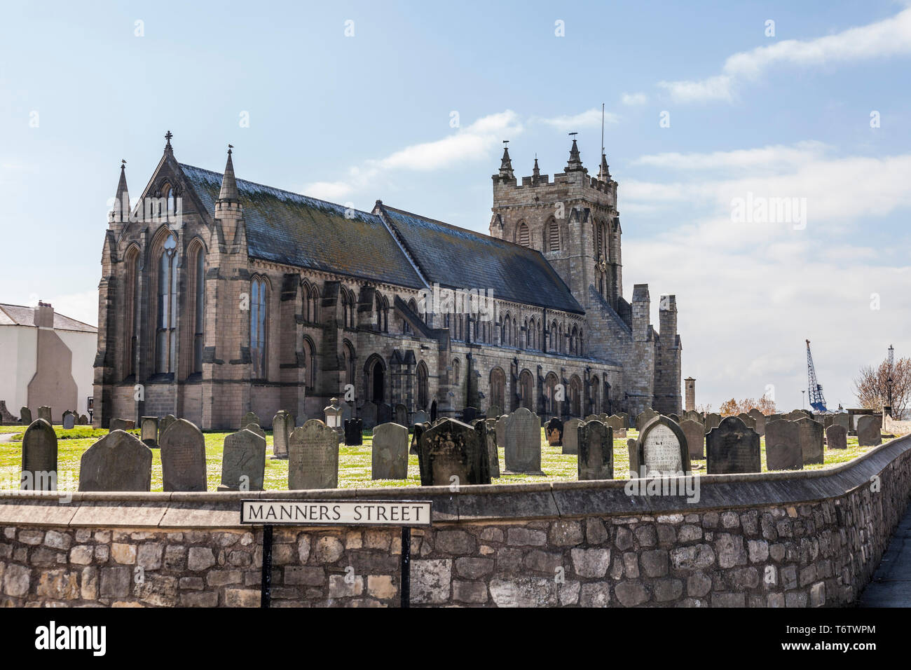 St.Hildas Church at the Headland,Old Hartlepool,England,UK Stock Photo ...
