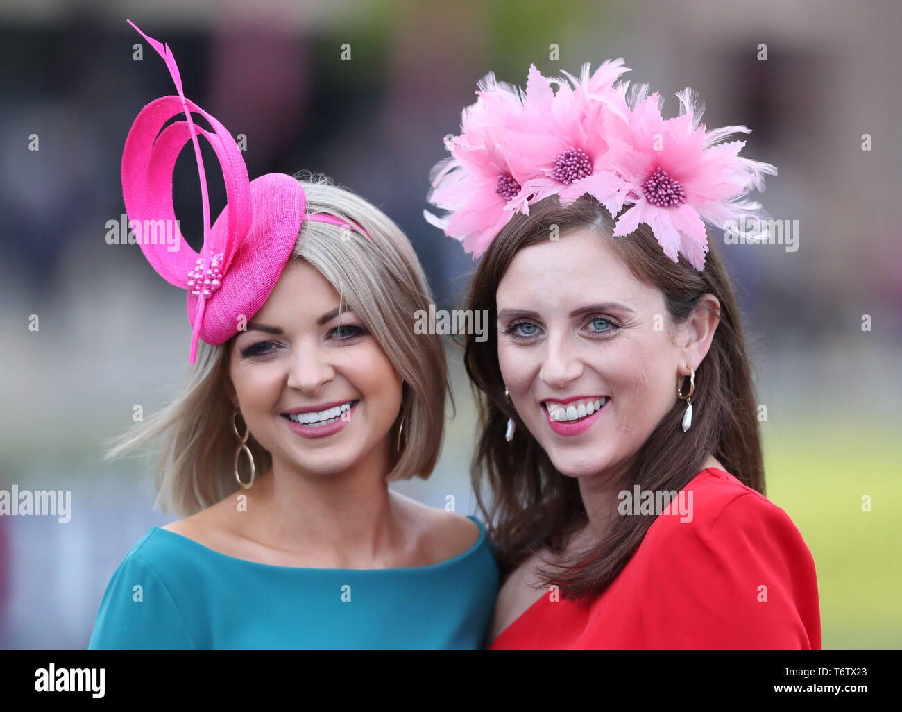 Laura Farrell and Sharon Farrell during day three of the Punchestown ...