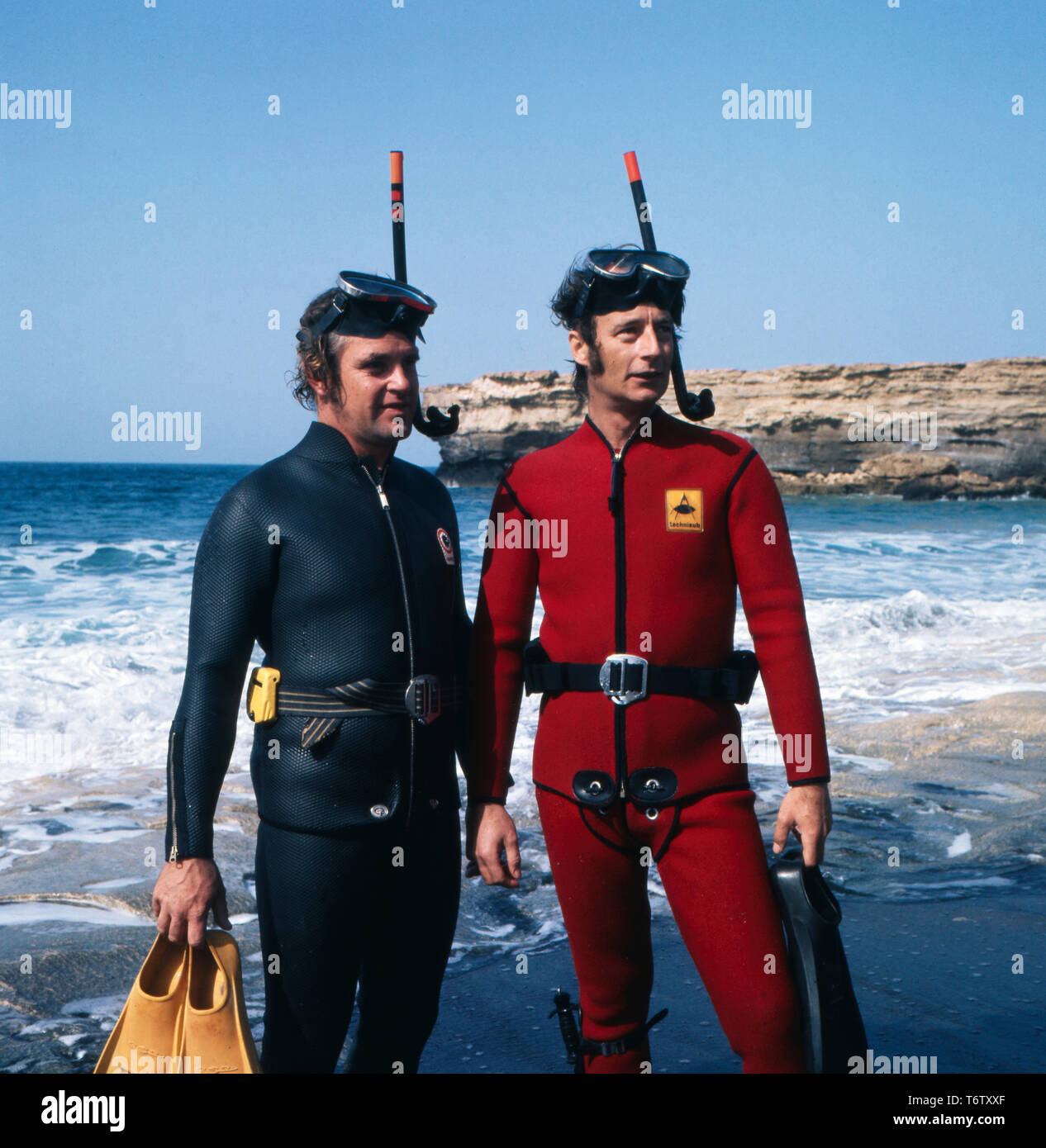 Scuba diving in the 1970s hi-res stock photography and images - Alamy