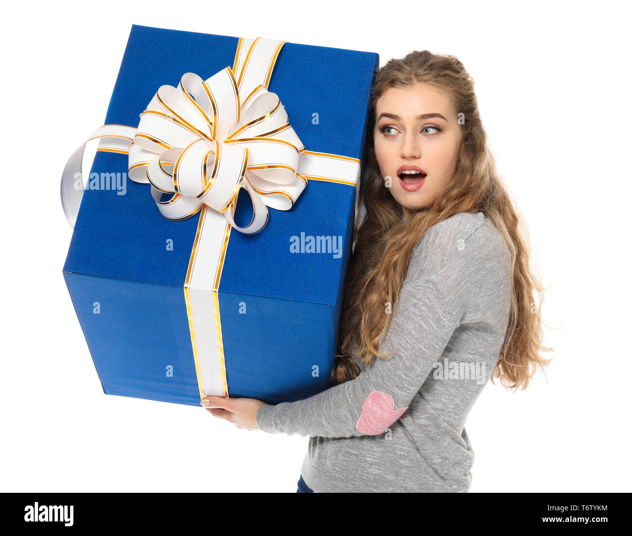 Women surprised anniversary hi-res stock photography and images - Alamy