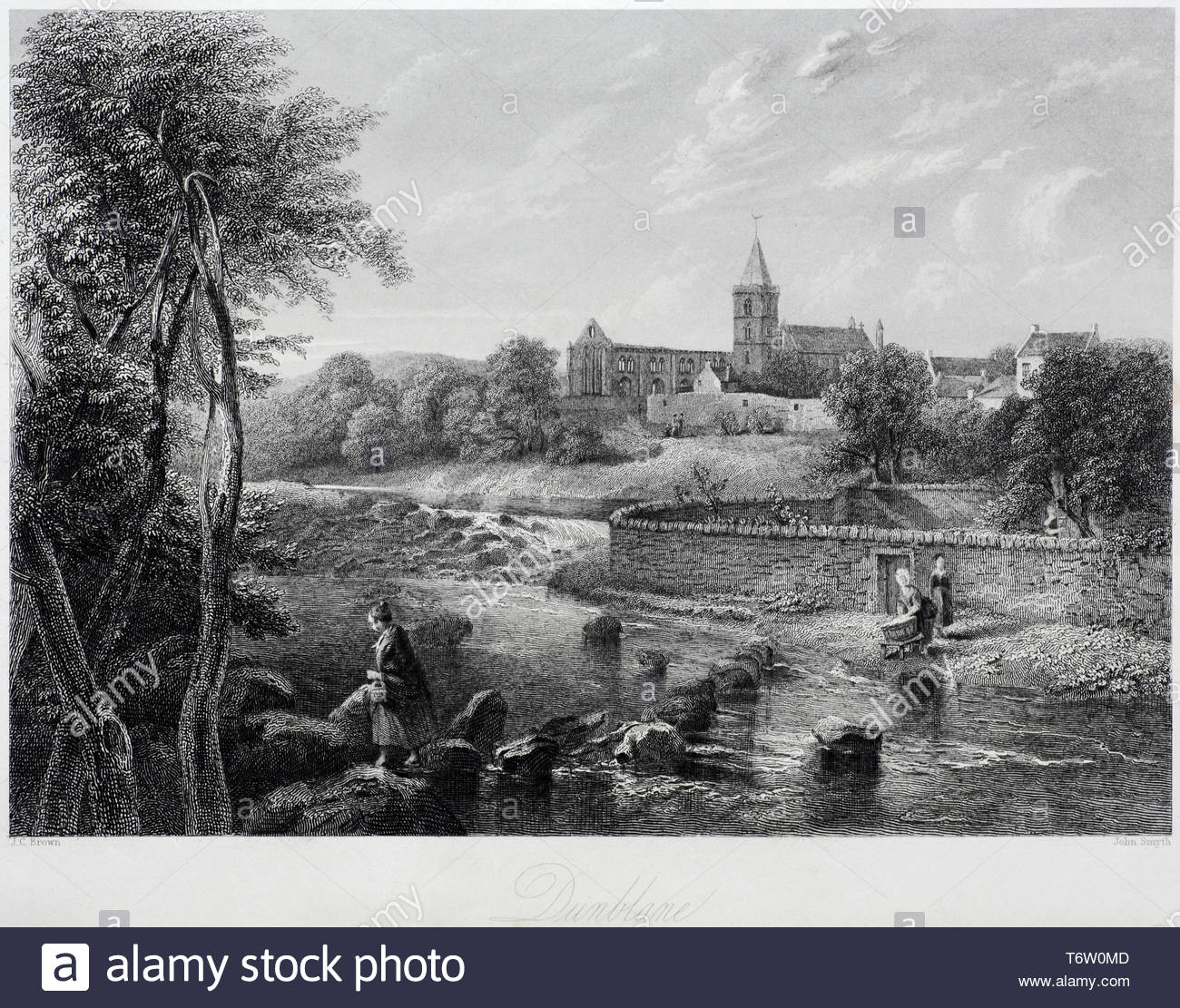Scotland 1800s engraving hi-res stock photography and images - Alamy