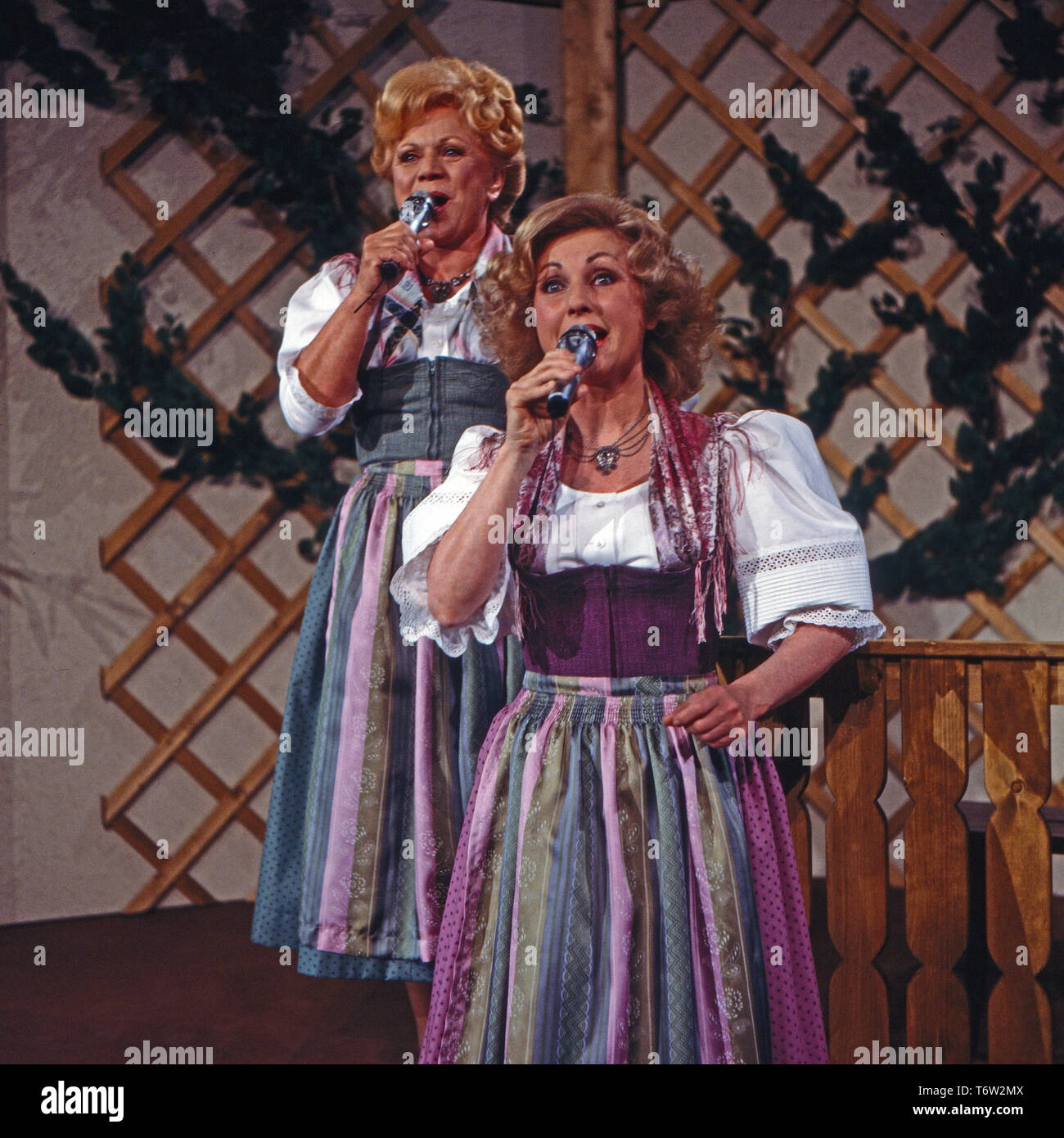 Weißblaue Musikparade, Volkstümliche Musiksendung, Deutschland 1985 ...
