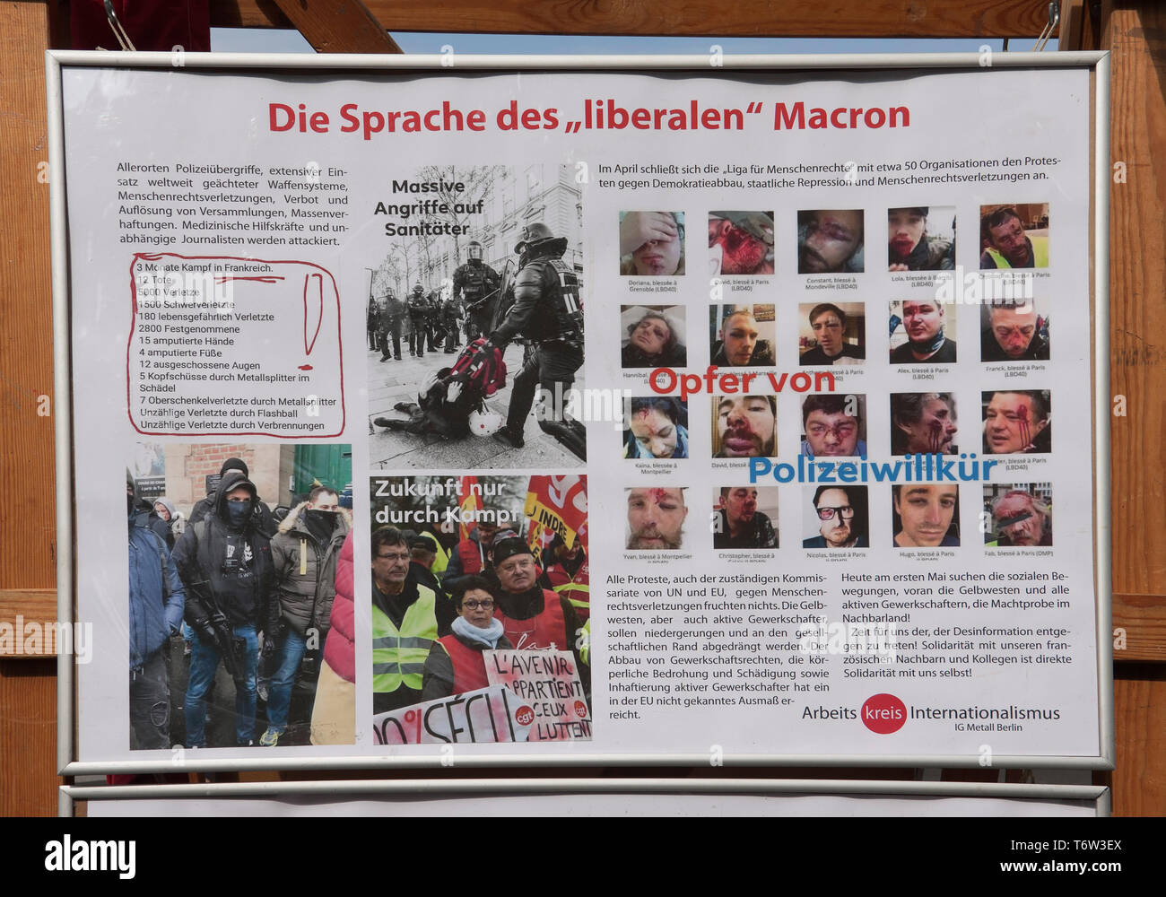 Emmanuel macron poster hi-res stock photography and images - Alamy