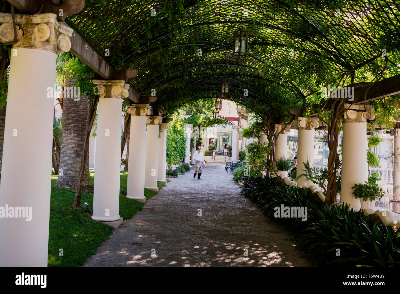 Arched pergola hi-res stock photography and images - Alamy