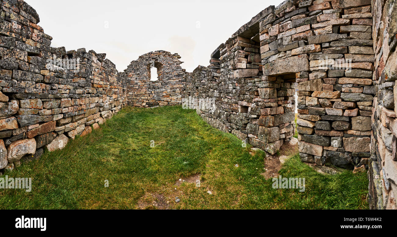 Ruins of the Hvalsey Church - abandoned Greenlandic Norse settlement of ...