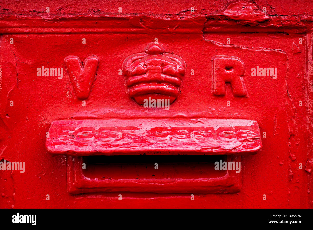 Victorian Post Box Stock Photo - Alamy