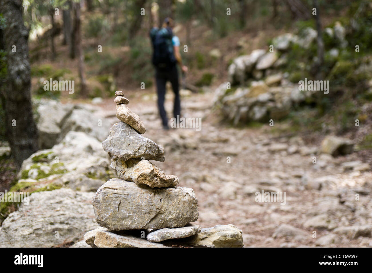 On the GR 221. The long distance path over the Serra de Tramuntana ...