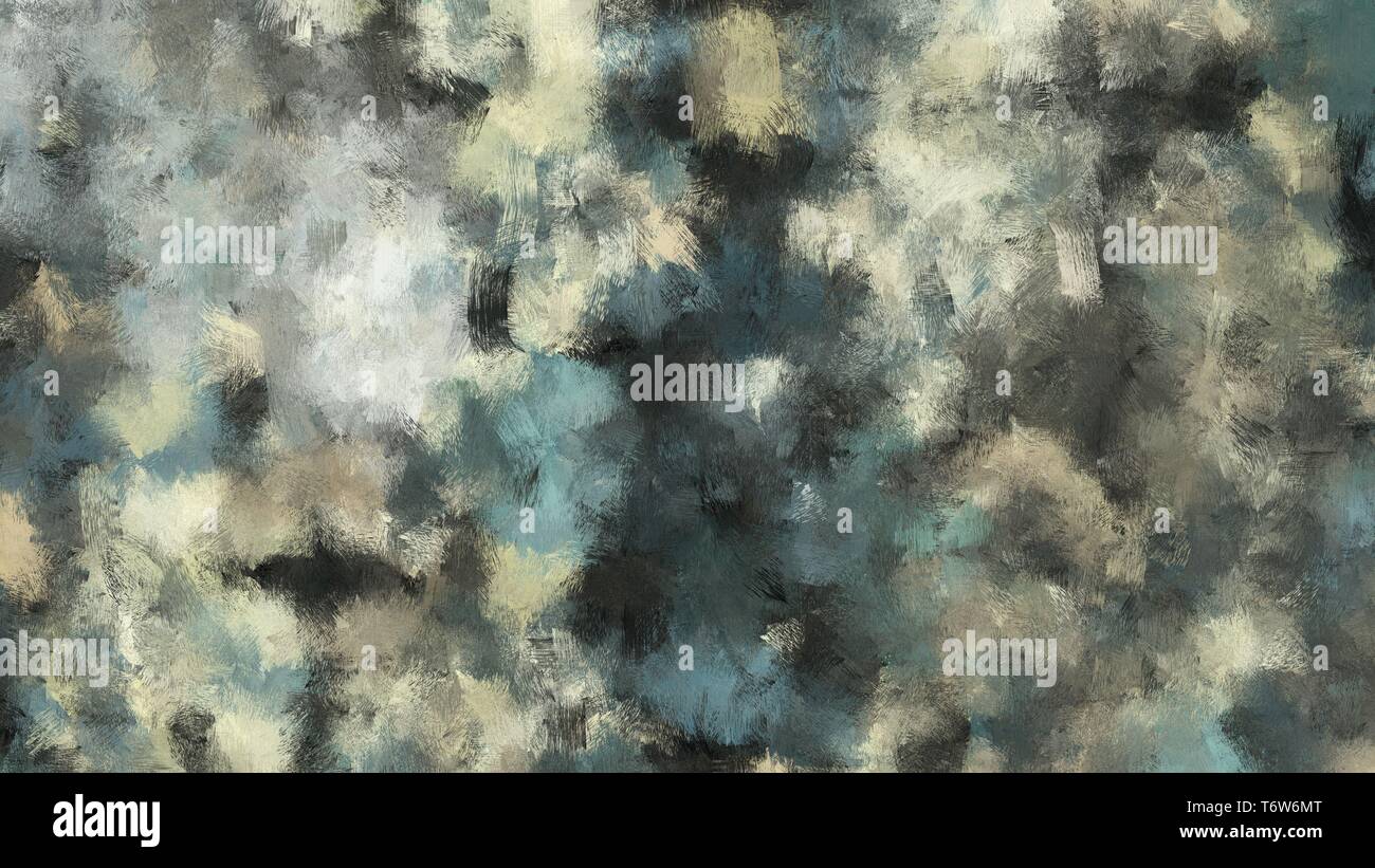 dim gray, pastel gray and dark slate gray paint brushed abstract ...