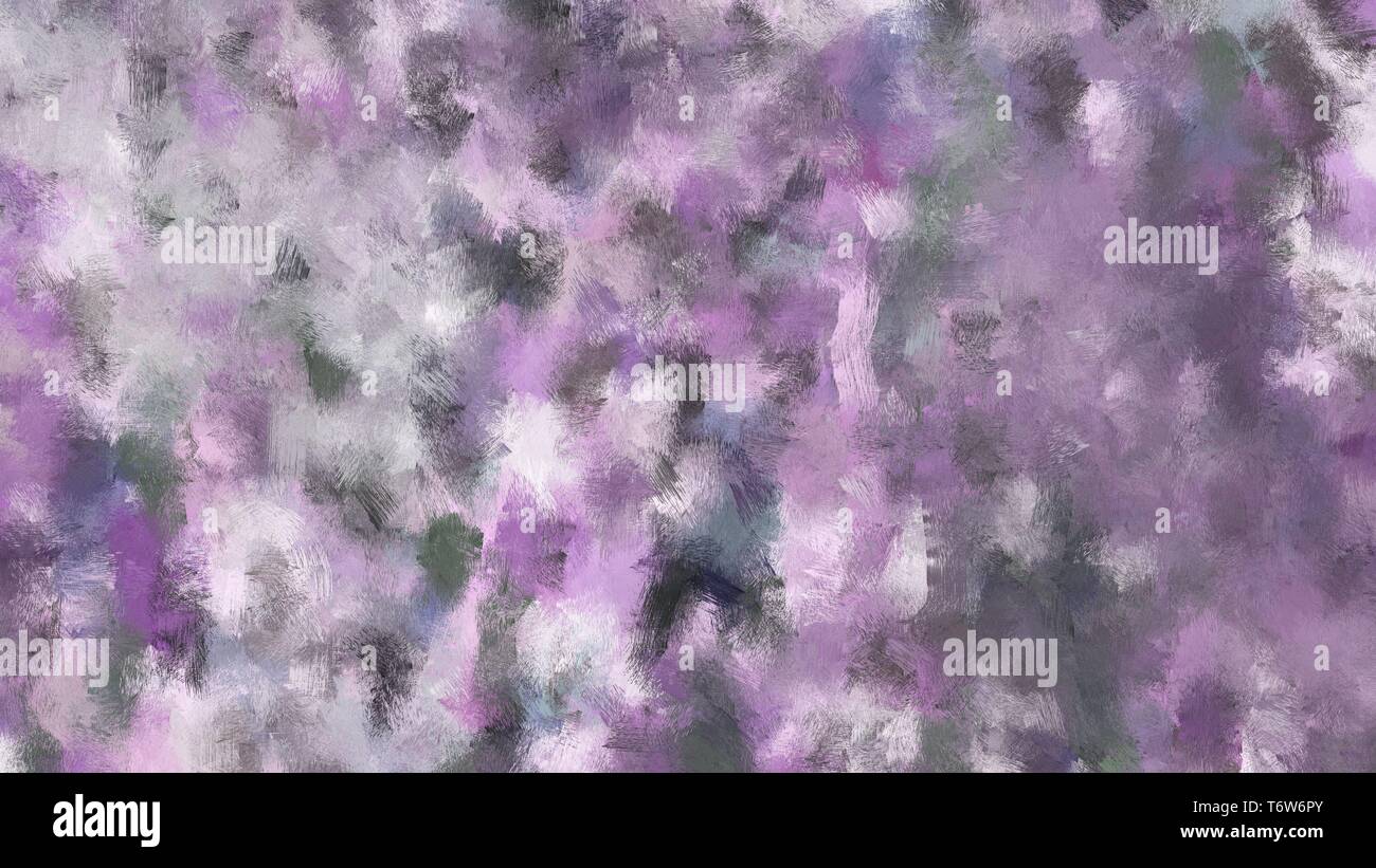light slate gray, gainsboro and thistle paint brushed abstract ...