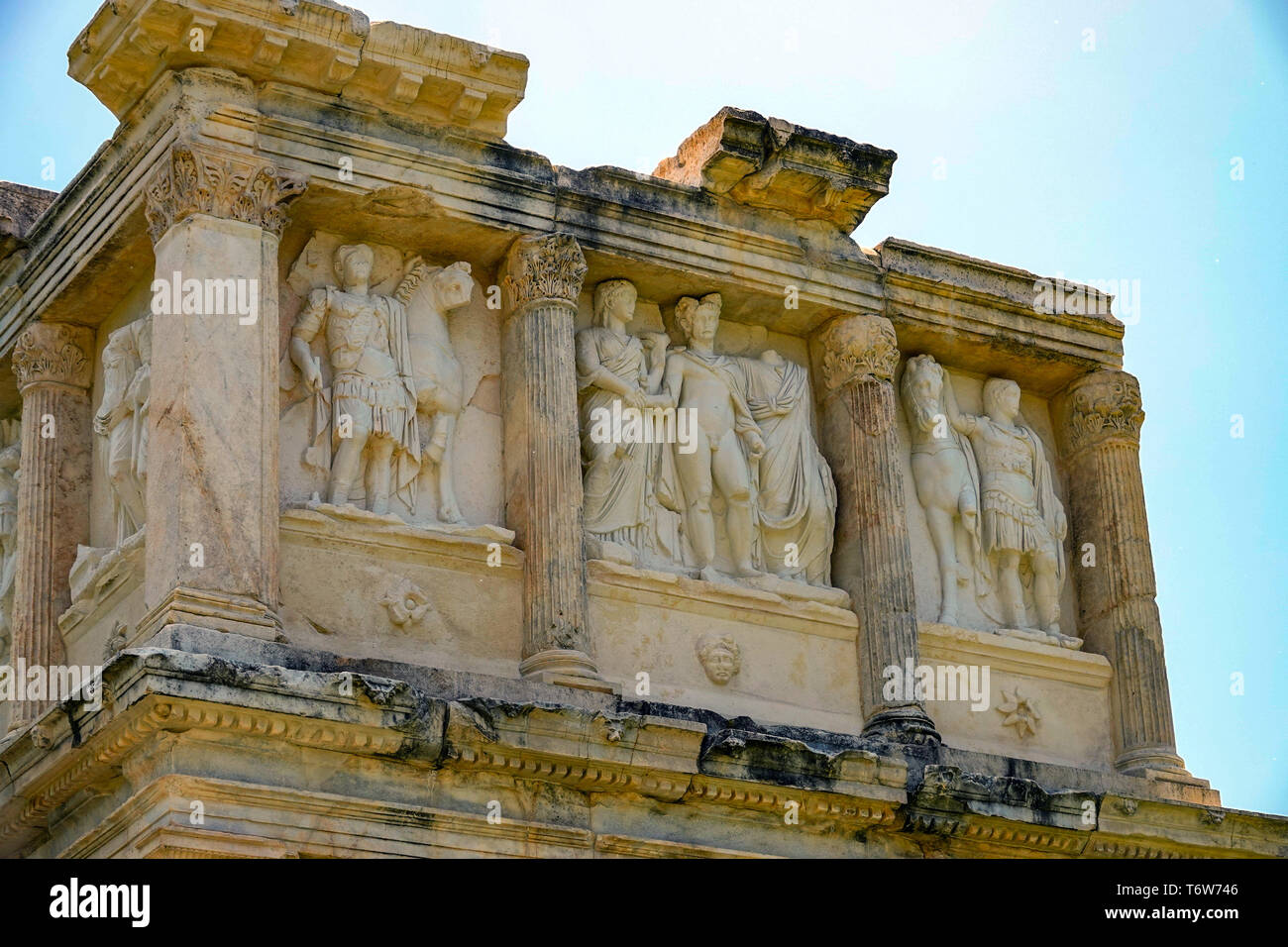 The Sebasteion at Aphrodisias Roman remains, UNESCO world heritage site ...