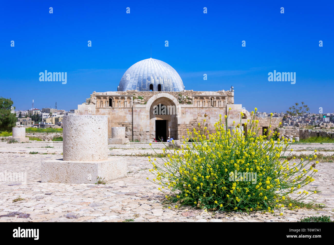 Umayyad Palace at the Amman Citadel, Jordan Stock Photo - Alamy