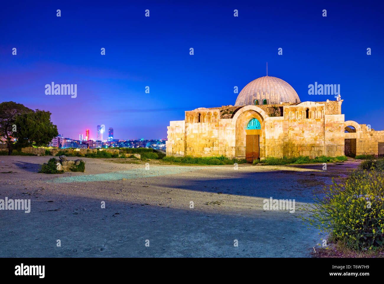Umayyad Palace at the Amman Citadel, Jordan Stock Photo - Alamy
