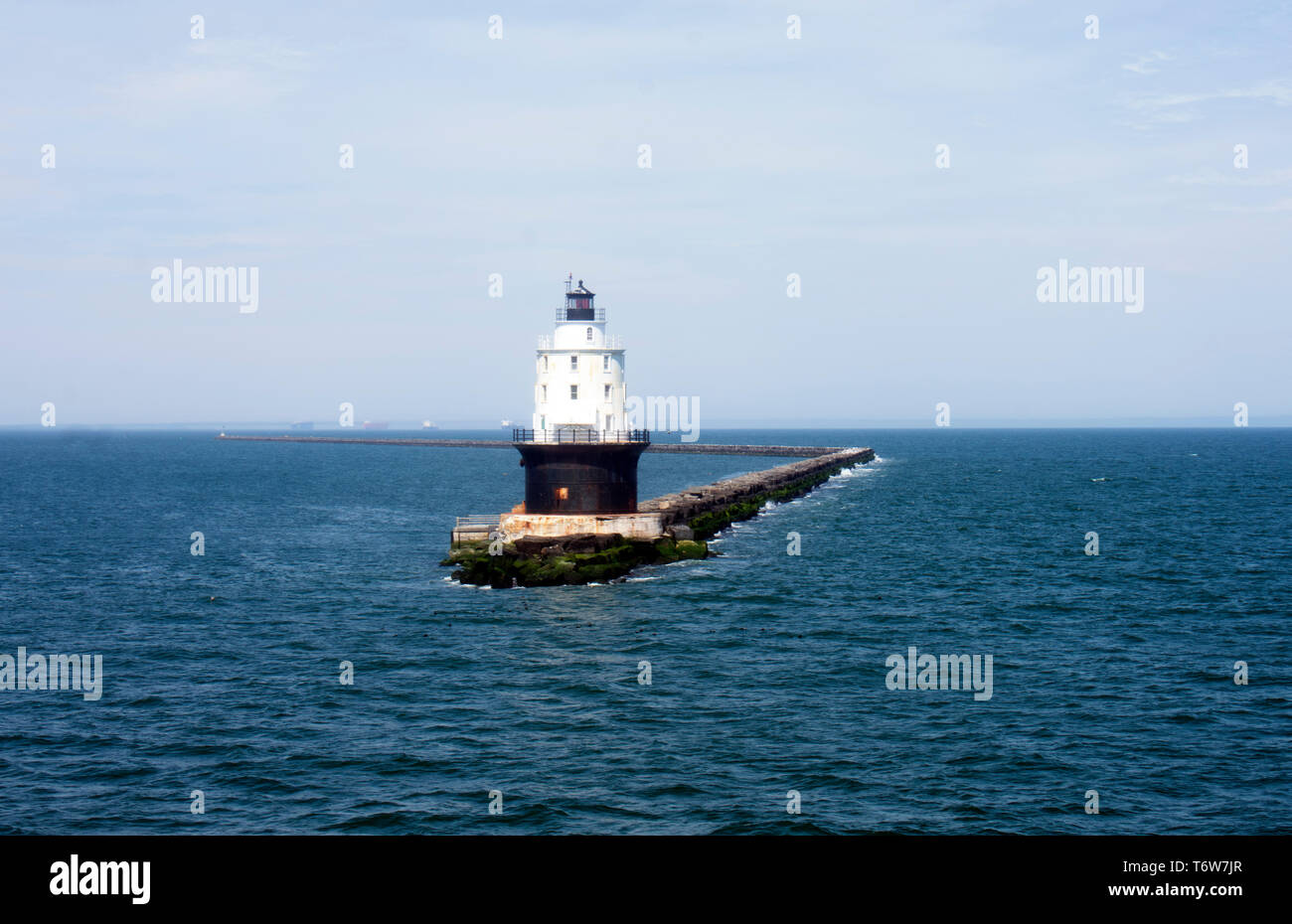 Passing by Harbor of Refuge Lighthouse in Delaware Bay - Lewes to Cape ...