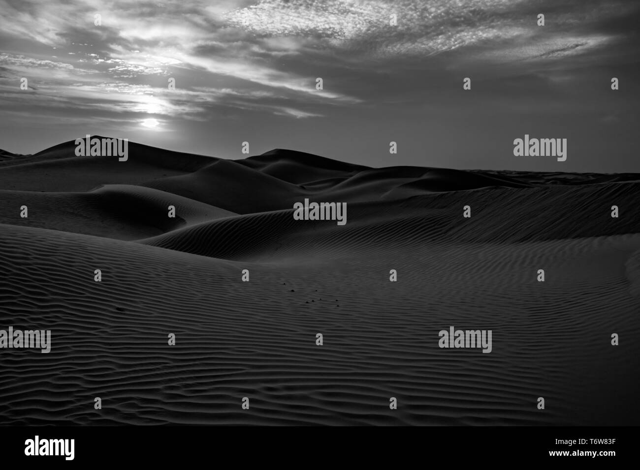 Abu Dhabi Sandscapes Stock Photo - Alamy
