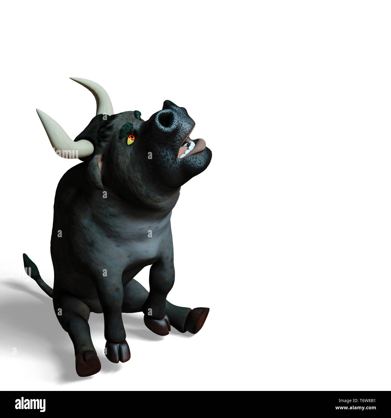 Muscle cow cartoon hi-res stock photography and images - Alamy