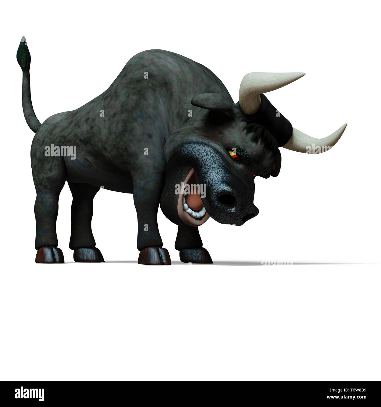 Muscle cow cartoon hi-res stock photography and images - Alamy